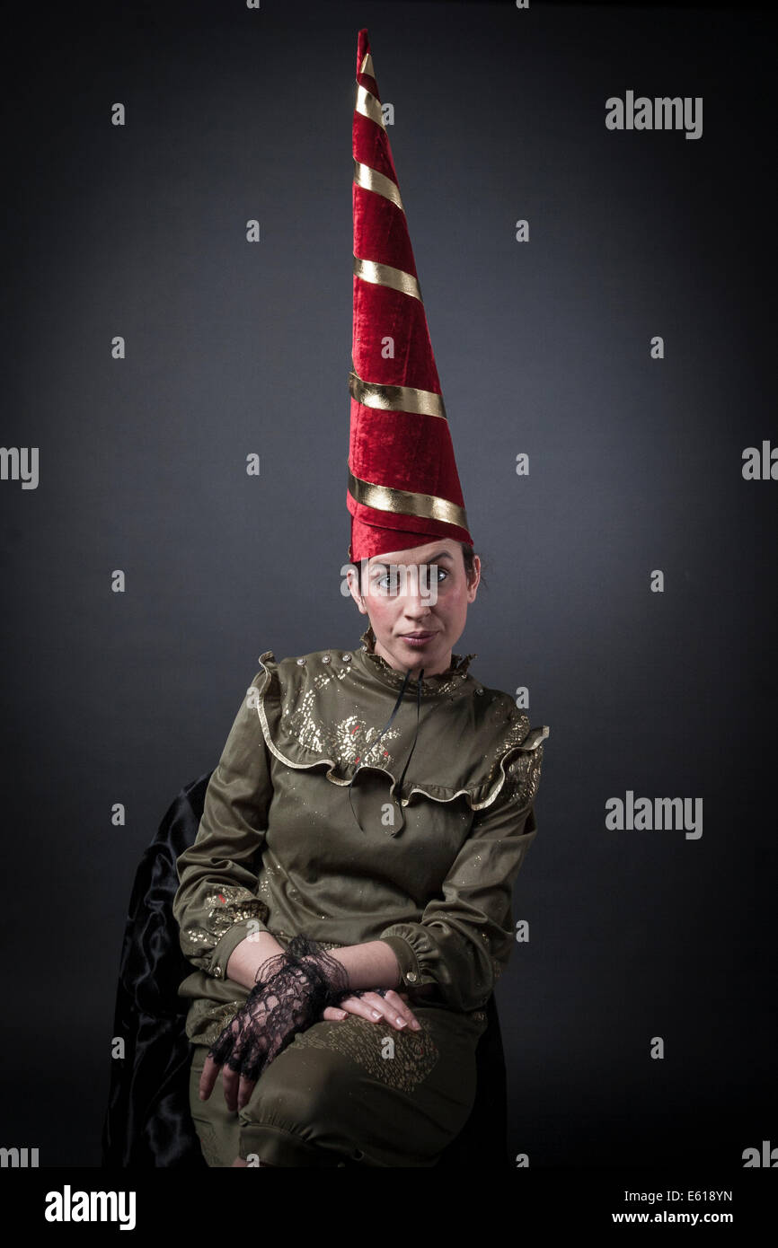 crazy women with capirote (hat tip Stock Photo - Alamy