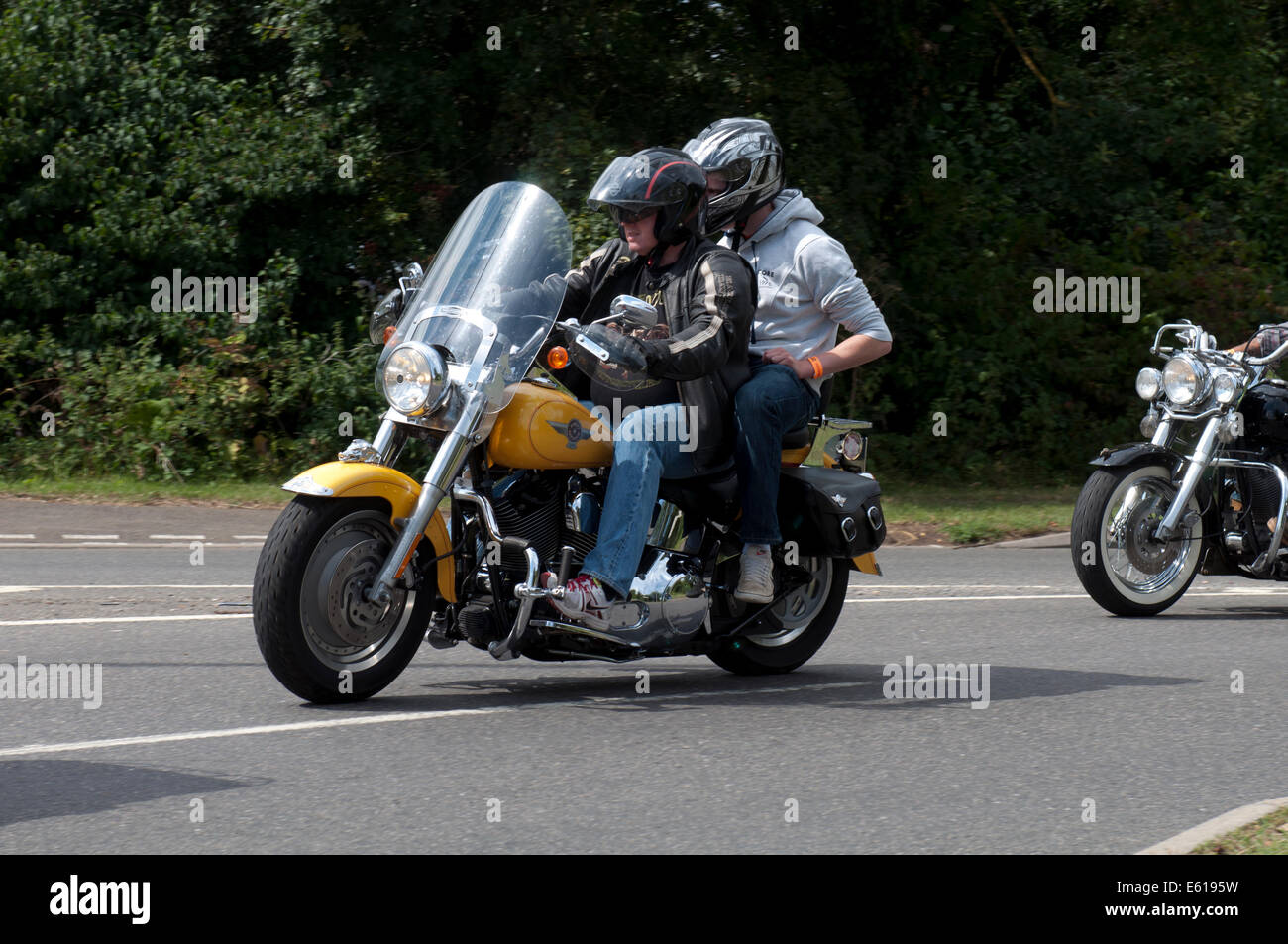Harley davidson motorcycle rider hi-res stock photography and images ...