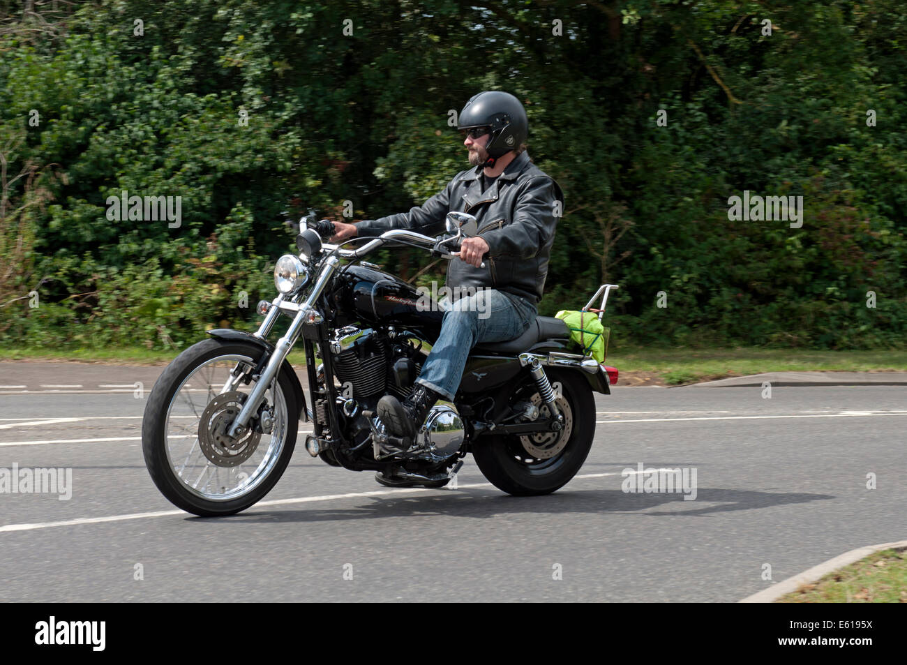 Harley davidson motorcycle rider hi-res stock photography and images ...