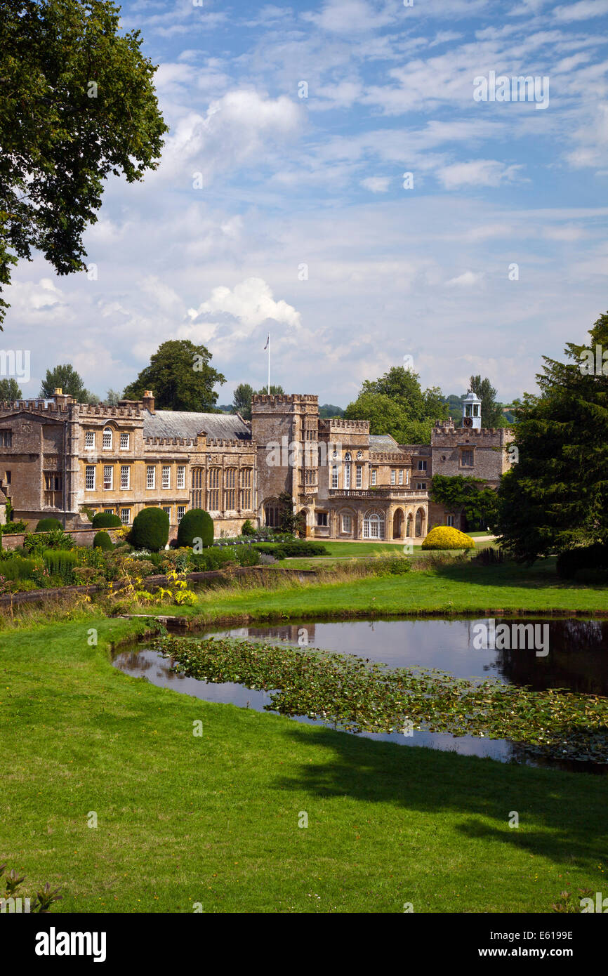 The 'Mermaid Pond' at Forde Abbey, Dorset, England, UK Stock Photo - Alamy