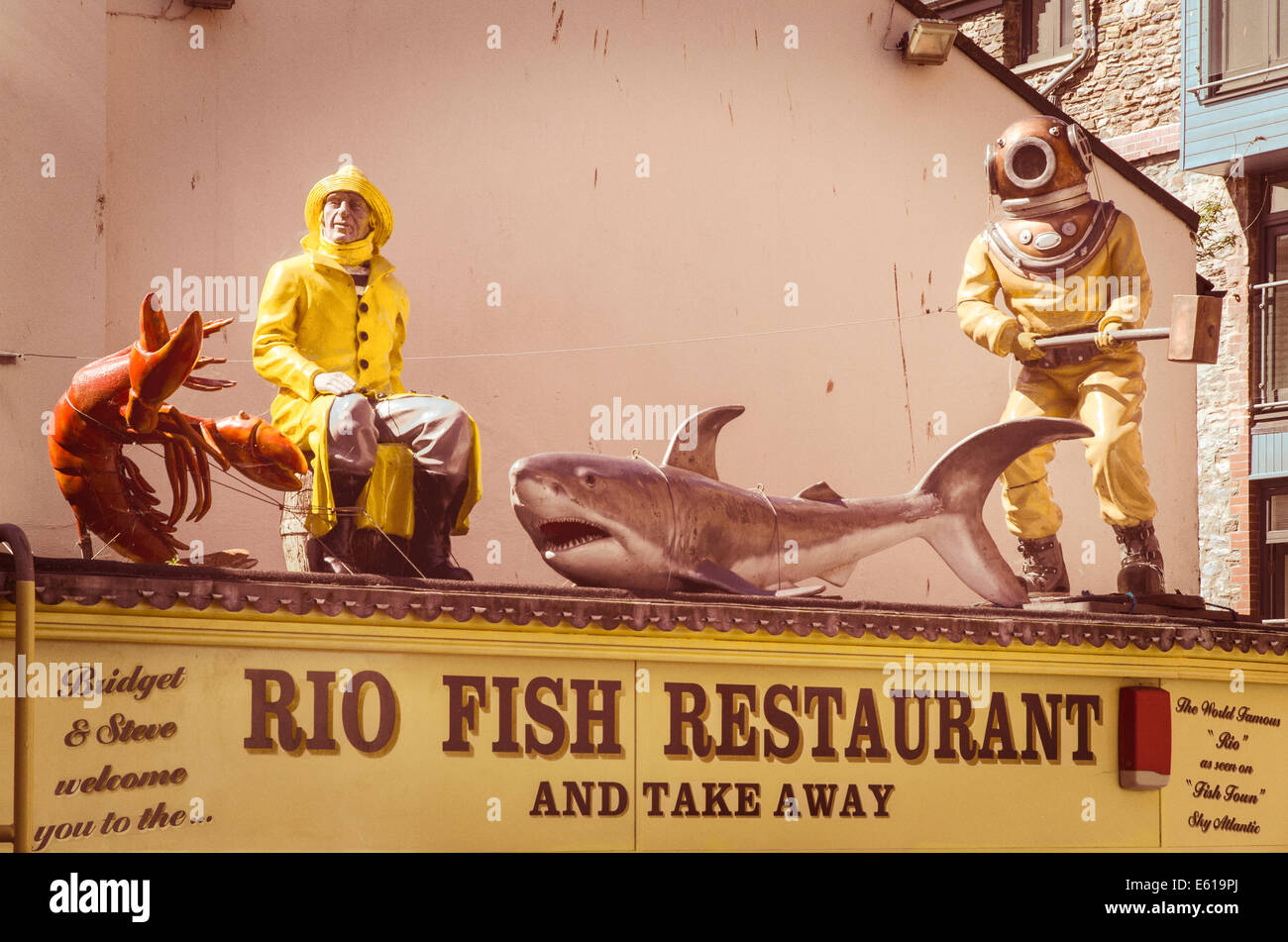 Rio fish and chip shop hi-res stock photography and images - Alamy