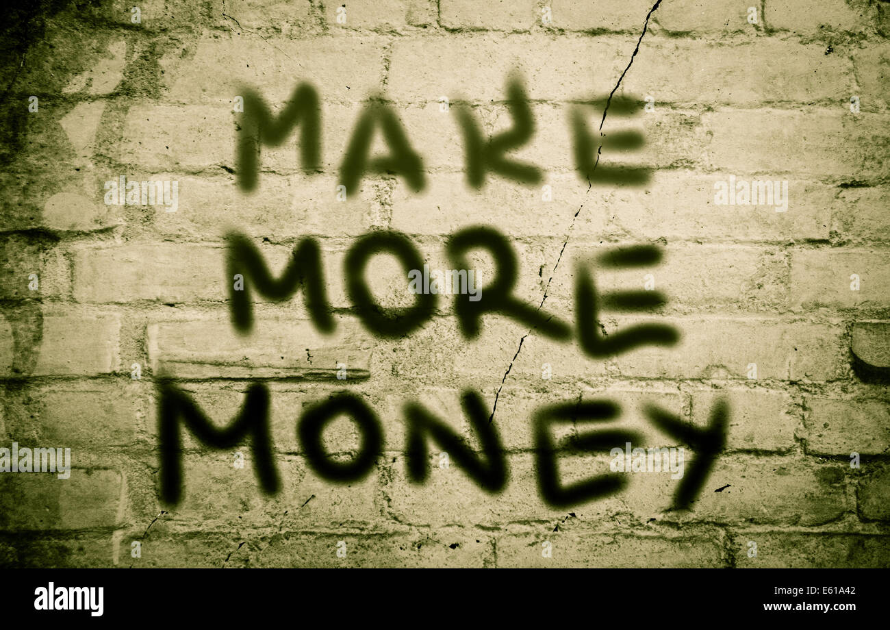 Make More Money Concept Stock Photo - Alamy