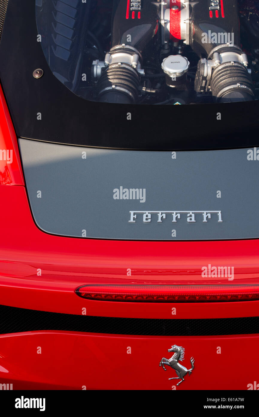 Ferrari 458 Speciale car rear end Stock Photo - Alamy