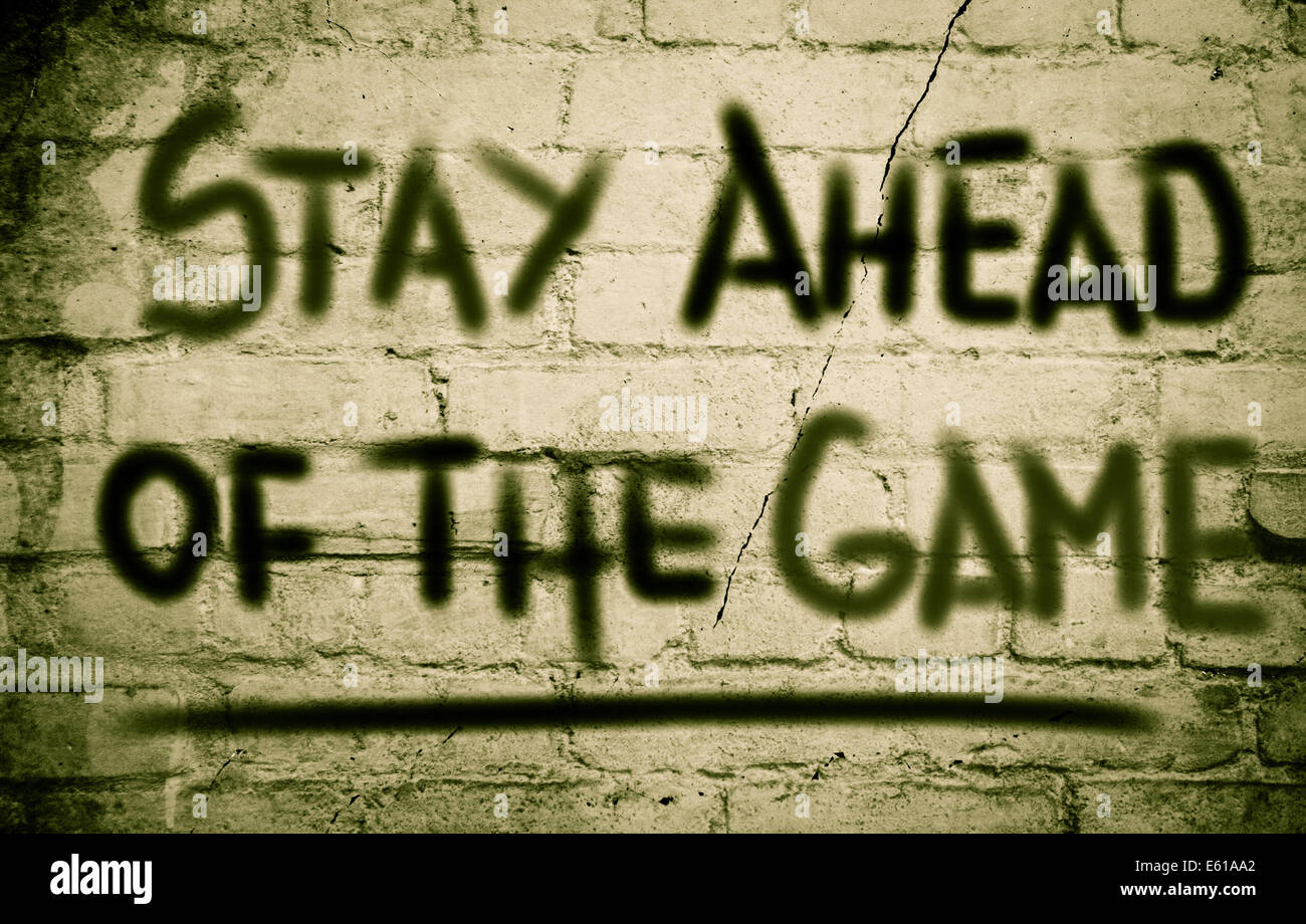 Stay ahead of the game hi-res stock photography and images - Alamy
