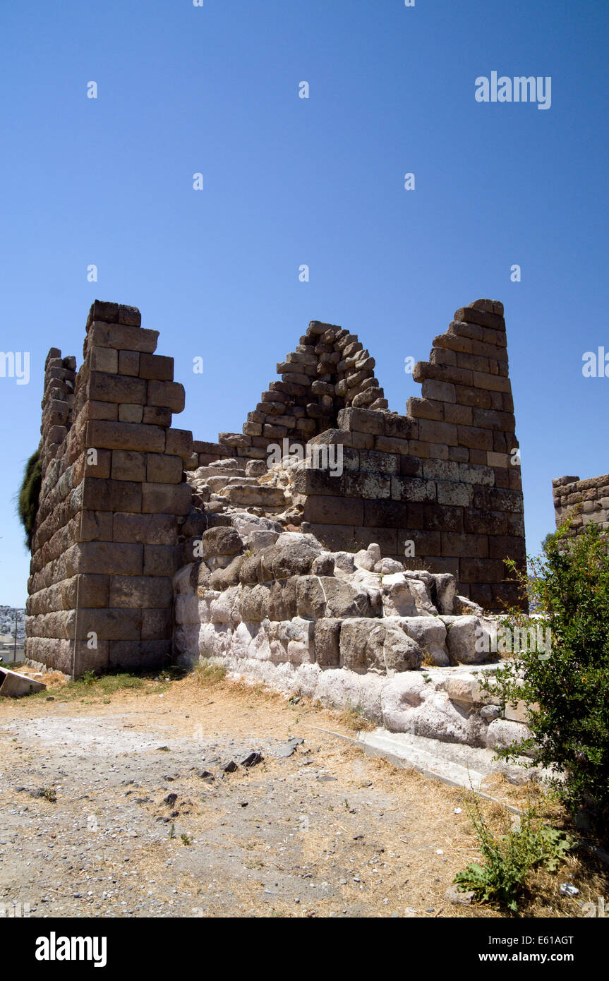 Myndos Gate part of the city wall of Halicarnassus dating from 364BC ...