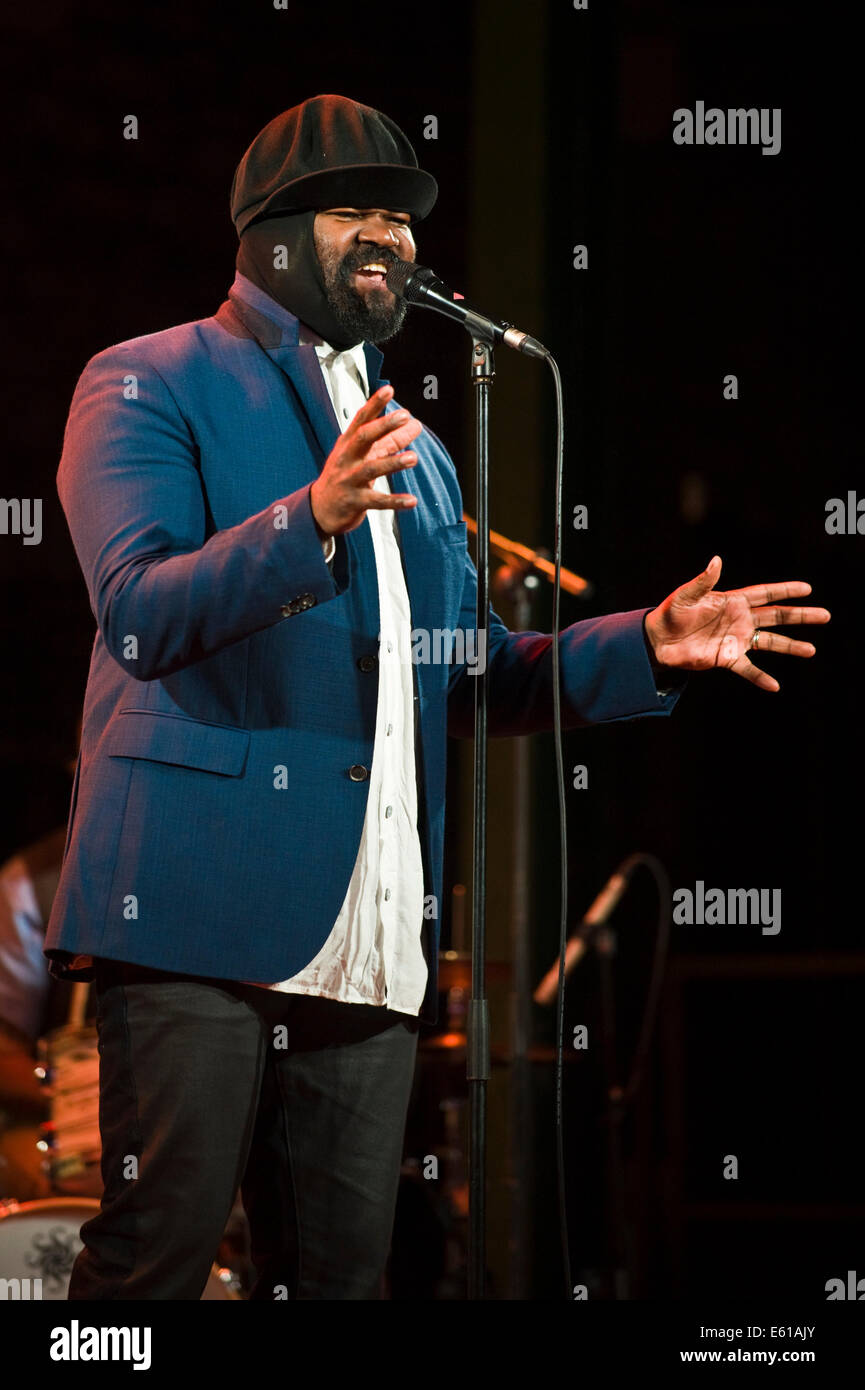 Gregory Porter American jazz singer songwriter performing on stage at ...