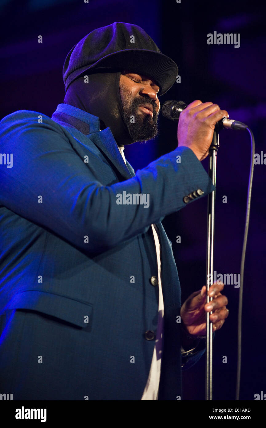 Gregory Porter American jazz singer songwriter performing on stage at ...