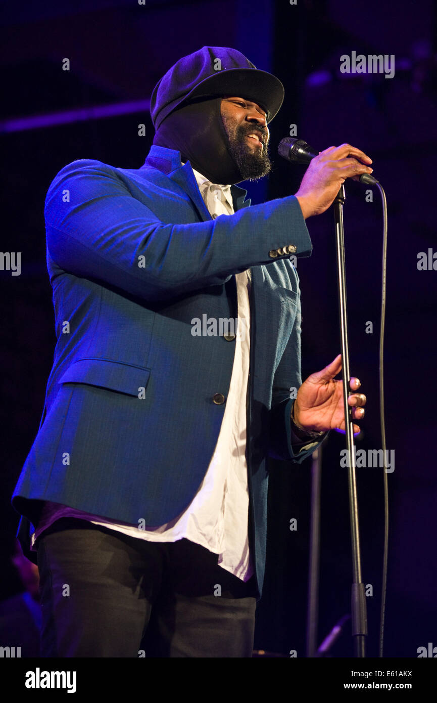 Gregory Porter American jazz singer songwriter performing on stage at ...