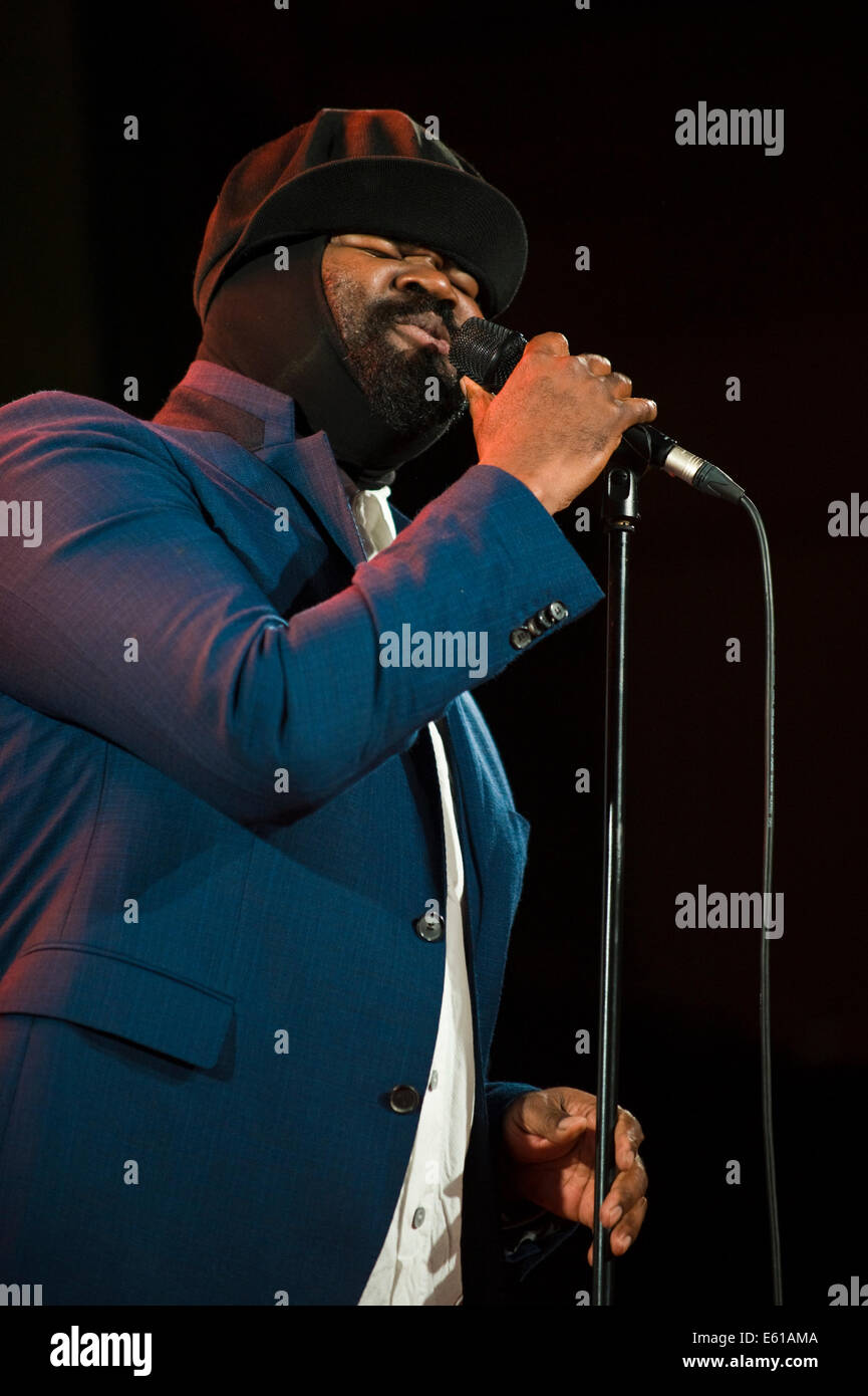 Gregory Porter American jazz singer songwriter performing on stage at ...