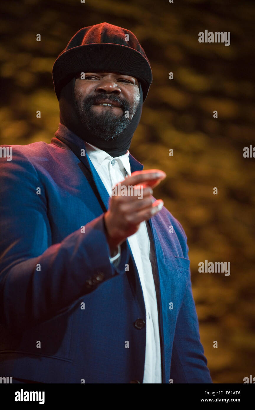 Gregory Porter American jazz singer songwriter performing on stage at ...