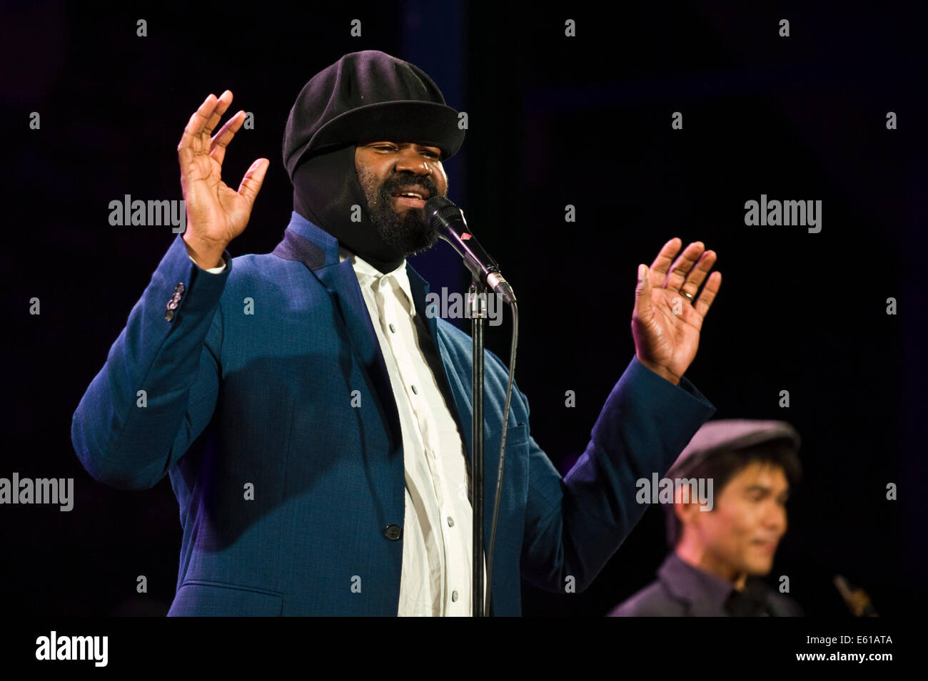 Gregory Porter American jazz singer songwriter performing on stage at ...