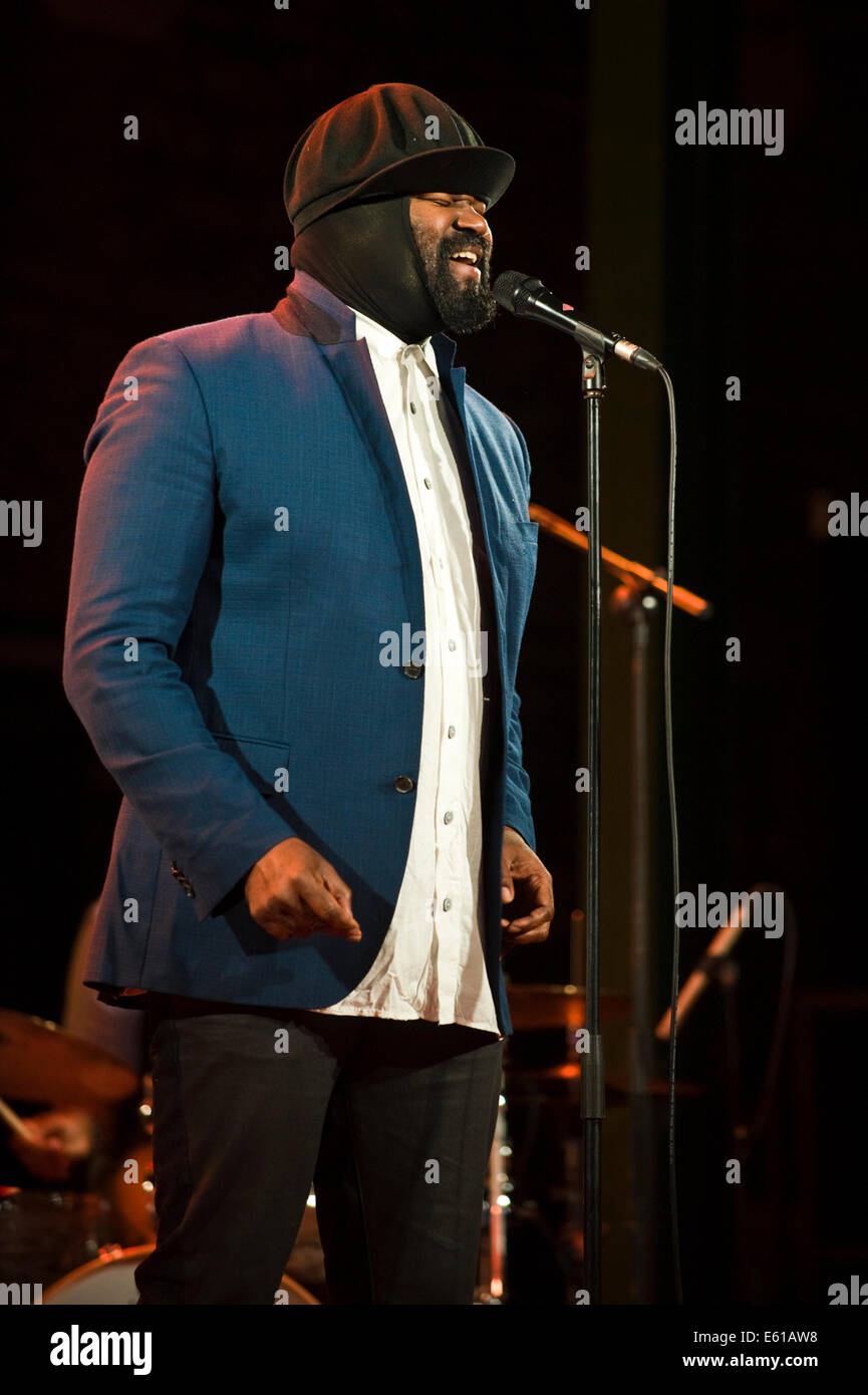 Gregory Porter American jazz singer songwriter performing on stage at ...