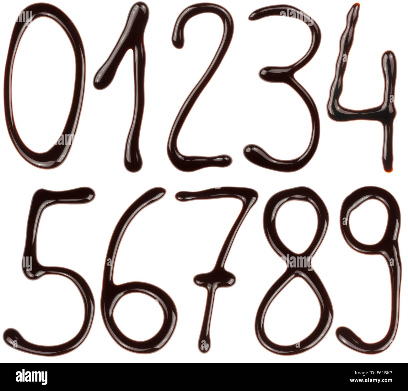 Candy numbers hi-res stock photography and images - Alamy