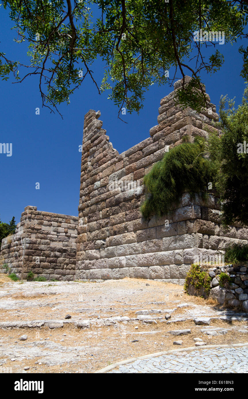 Myndos Gate part of the city wall of Halicarnassus dating from 364BC ...