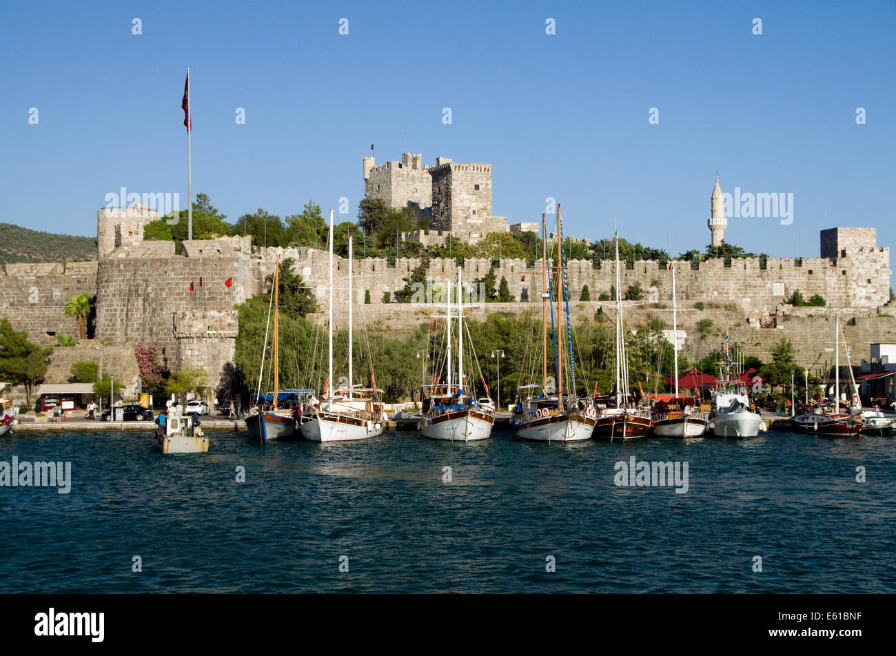 Bodrum Castle bult by the Knights Hospitaller in the 15th Century ...