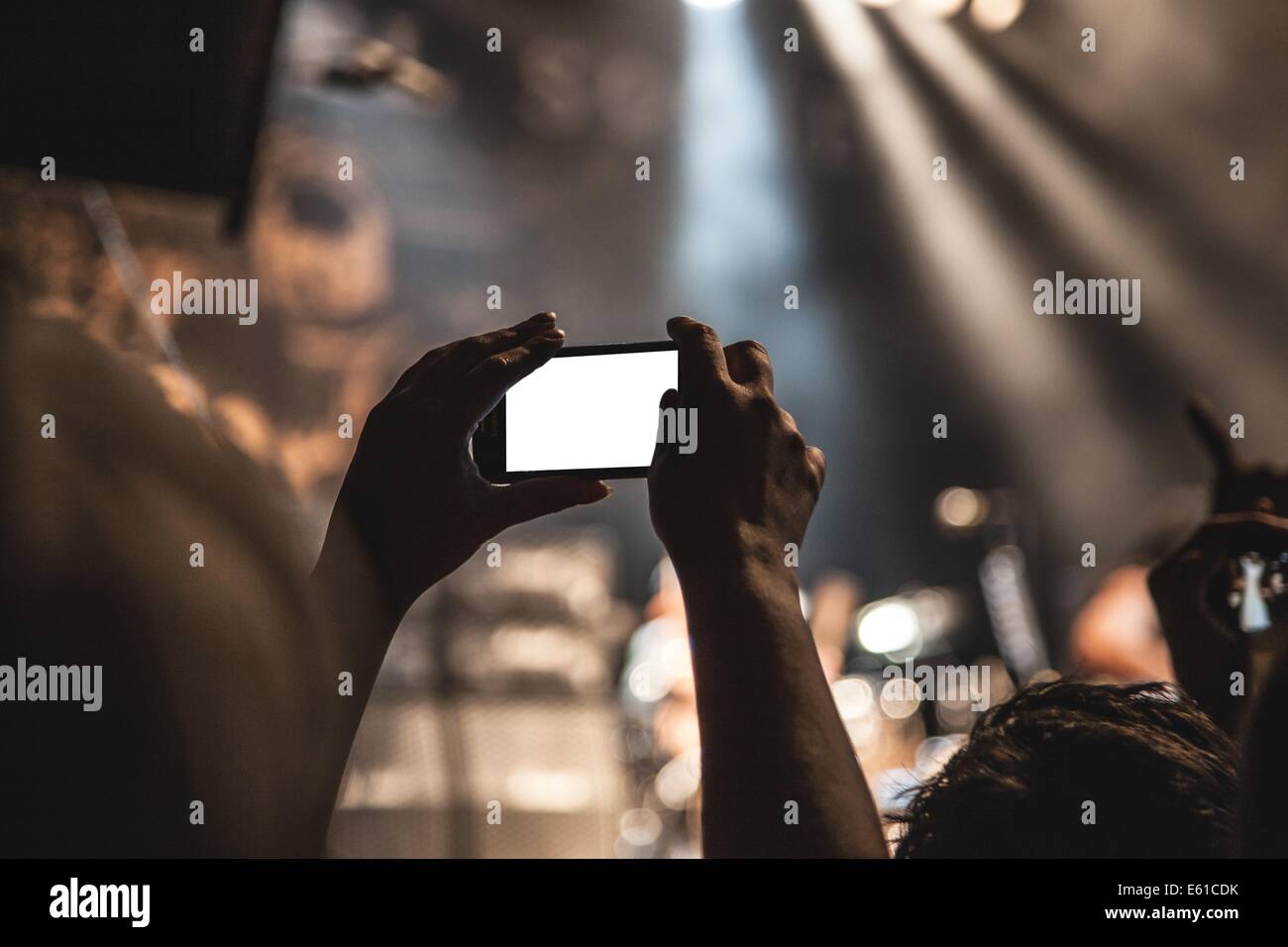 The audience of the concert hi-res stock photography and images - Alamy