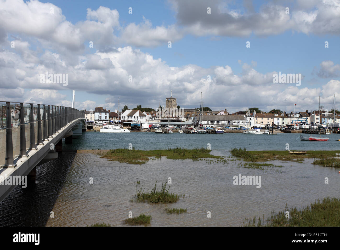 The new Adur Ferry Bridge, Shoreham-by-Sea, West Sussex Stock Photo - Alamy