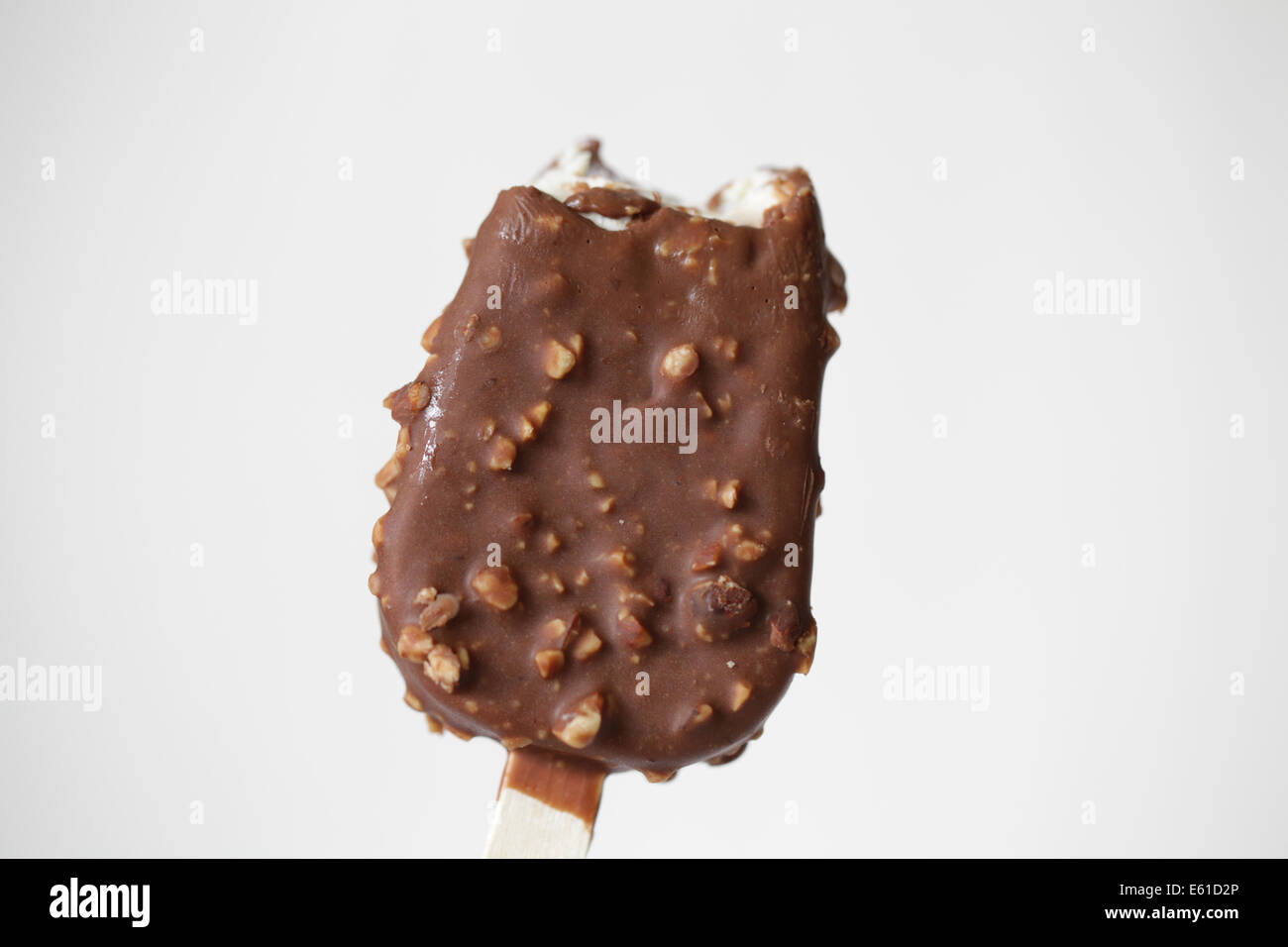 eaten ice cream bitten Stock Photo - Alamy