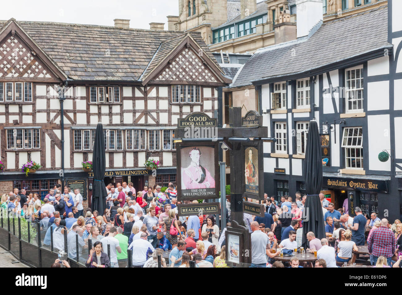 England, Manchester, The Old Wellington Inn Pub and Sinclair's Oyster ...
