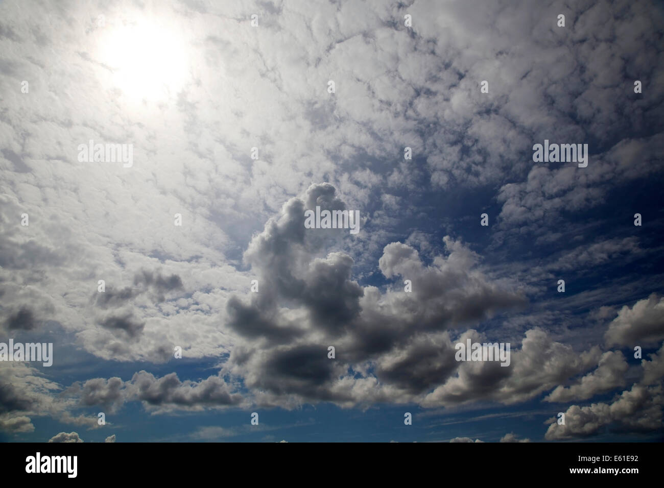 Sky scenery in July Stock Photo - Alamy
