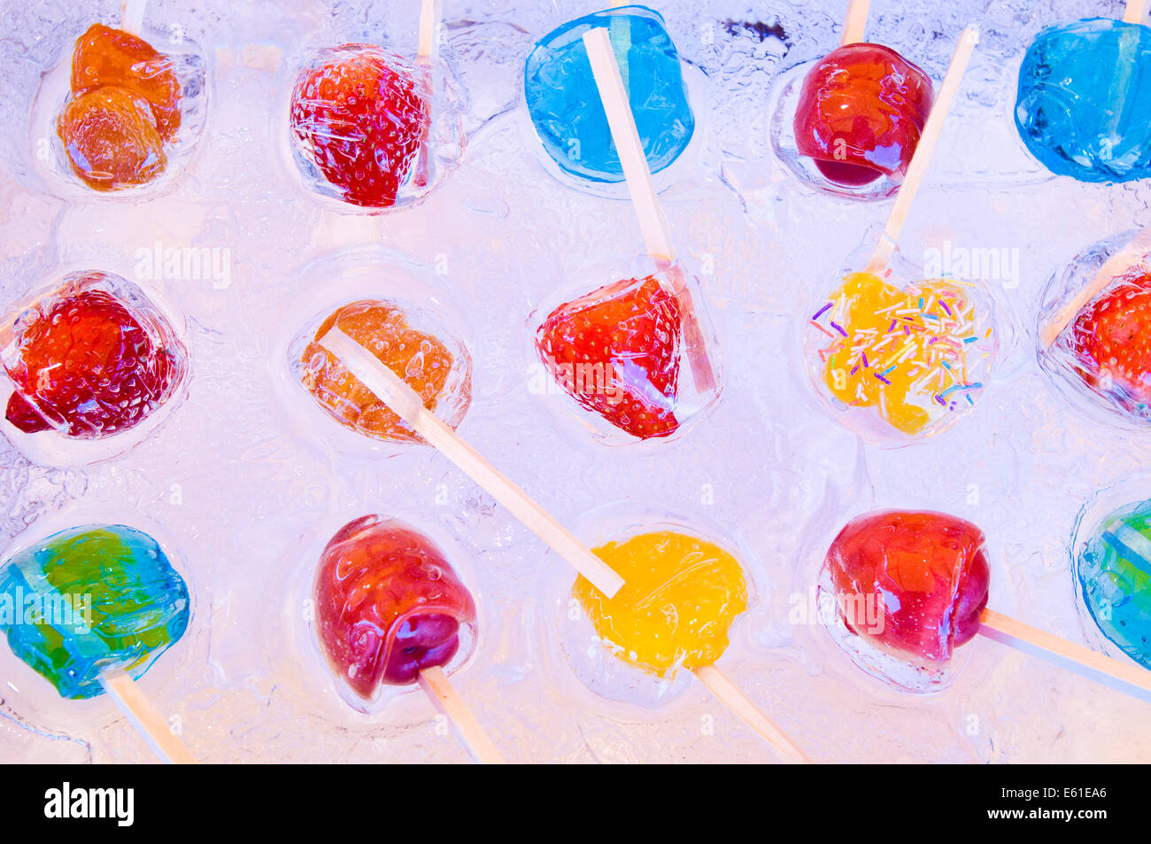 Japanese mizuame (water candy) at a festival in Asakusa, Tokyo, Japan Stock Photo - Alamy