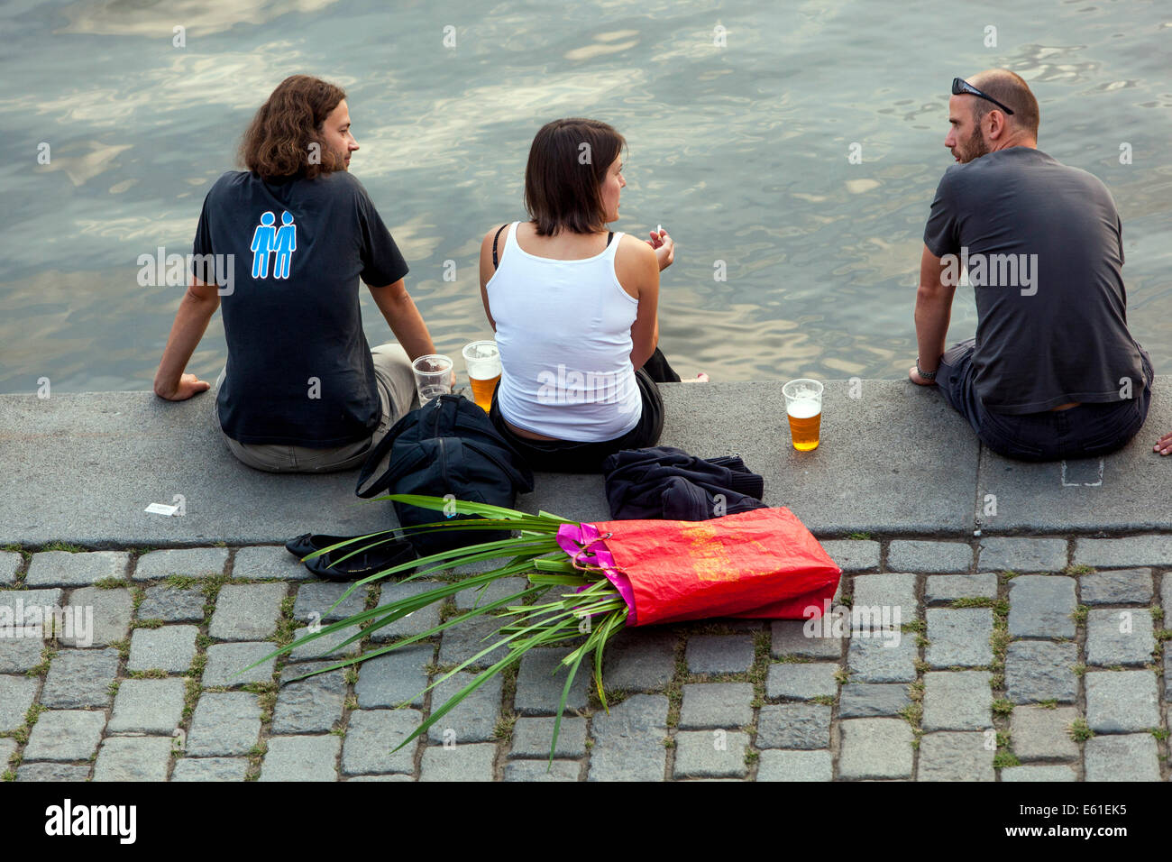 Naplavka is a promenade along the Vltava River, a meeting place and a ...