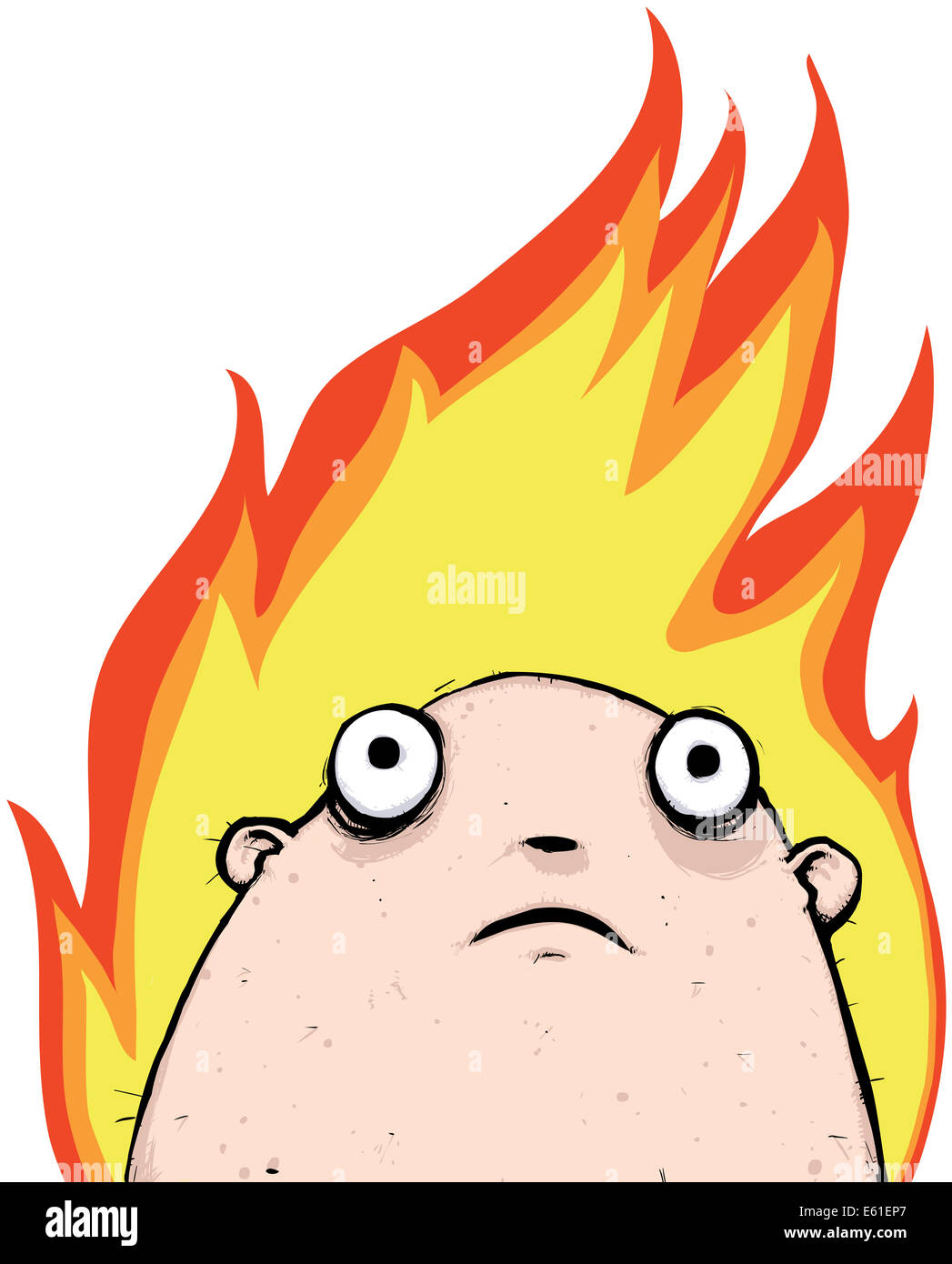 Scorch cartoon figure Cut Out Stock Images & Pictures - Alamy