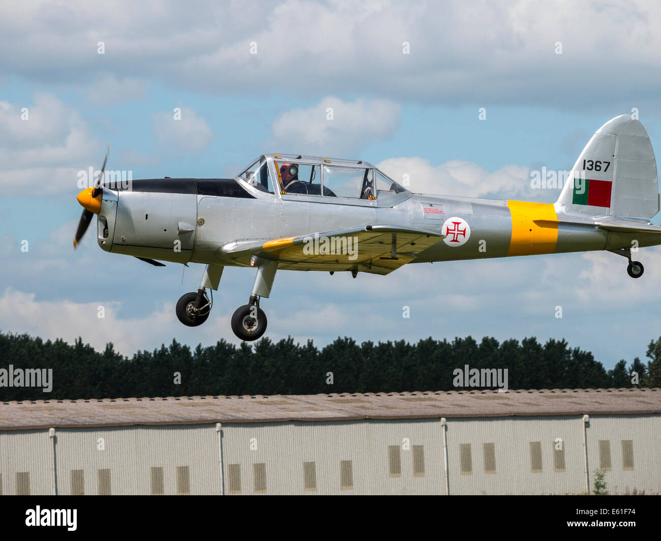 A 1950s era ex-Royal Air Force Chipmunk pilot training aircraft takes ...