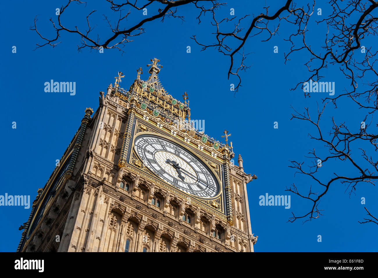 Elizabeth tower clock face hi-res stock photography and images - Alamy