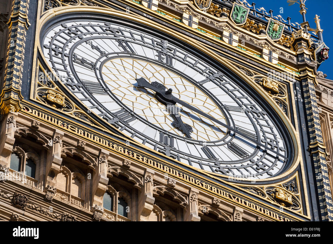 Elizabeth Tower housing clock commonly known as Big Ben at the Houses ...