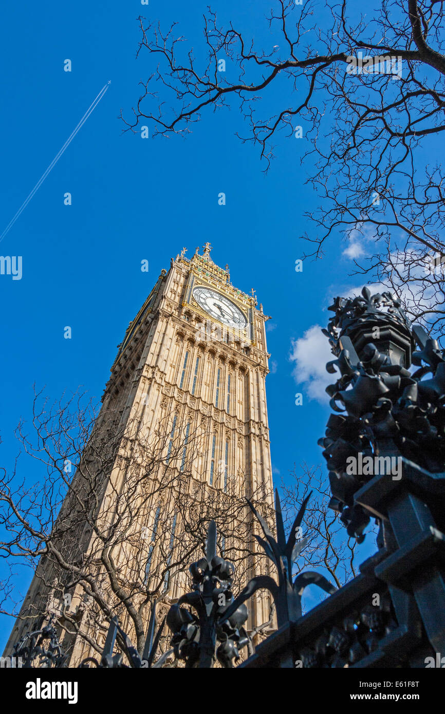 Elizabeth Tower housing clock commonly known as Big Ben at the Houses ...