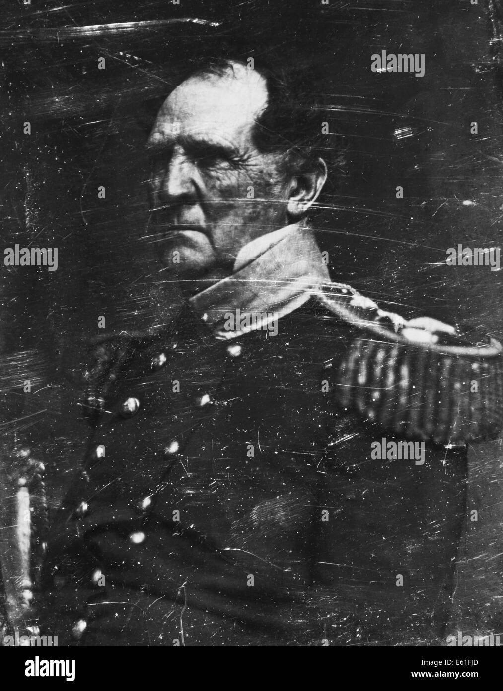 Vintage portrait photo of Winfield Scott Stock Photo - Alamy