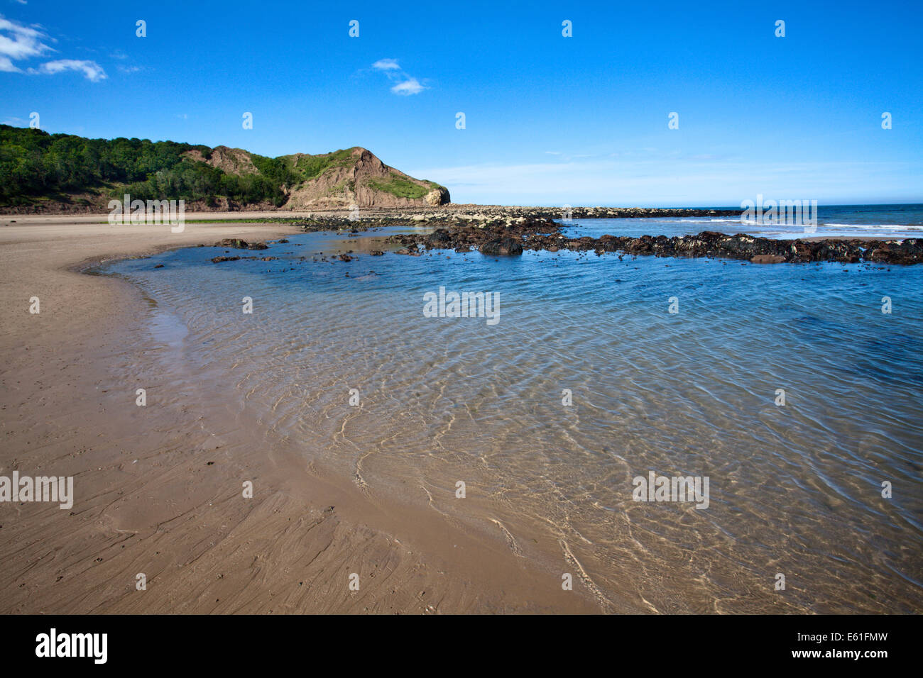 Tide Pool Ripples at Osgodby Point or Knipe Point Cayton Bay ...