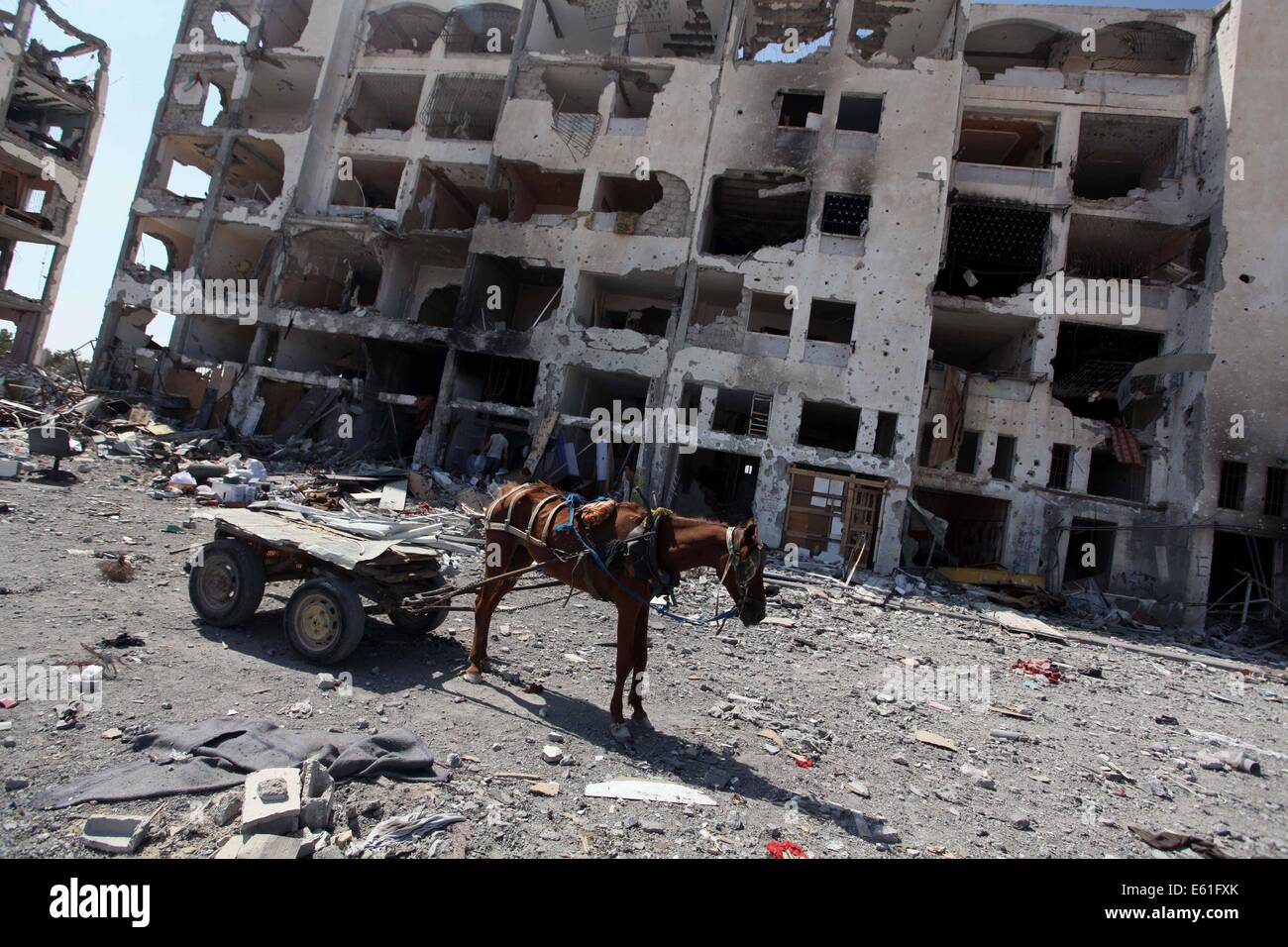 Beit Lahia, Gaza Strip, Palestinian Territory. 11th Aug, 2014. A ...