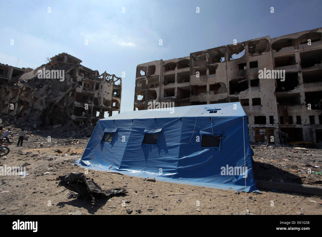 Beit Lahia, Gaza Strip, Palestinian Territory. 11th Aug, 2014. A ...