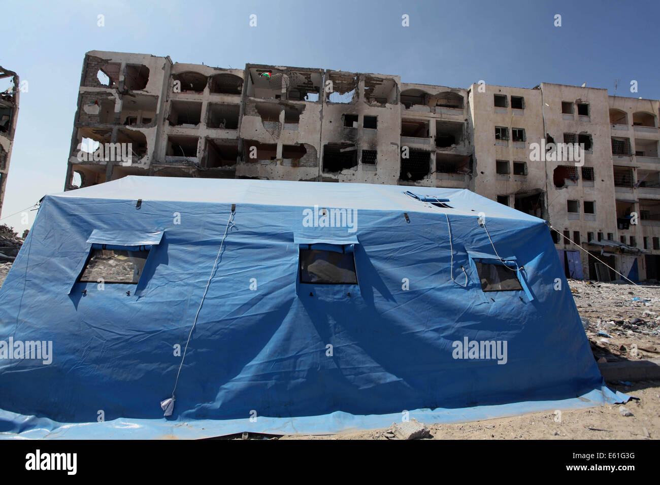 Beit Lahia, Gaza Strip, Palestinian Territory. 11th Aug, 2014. A ...