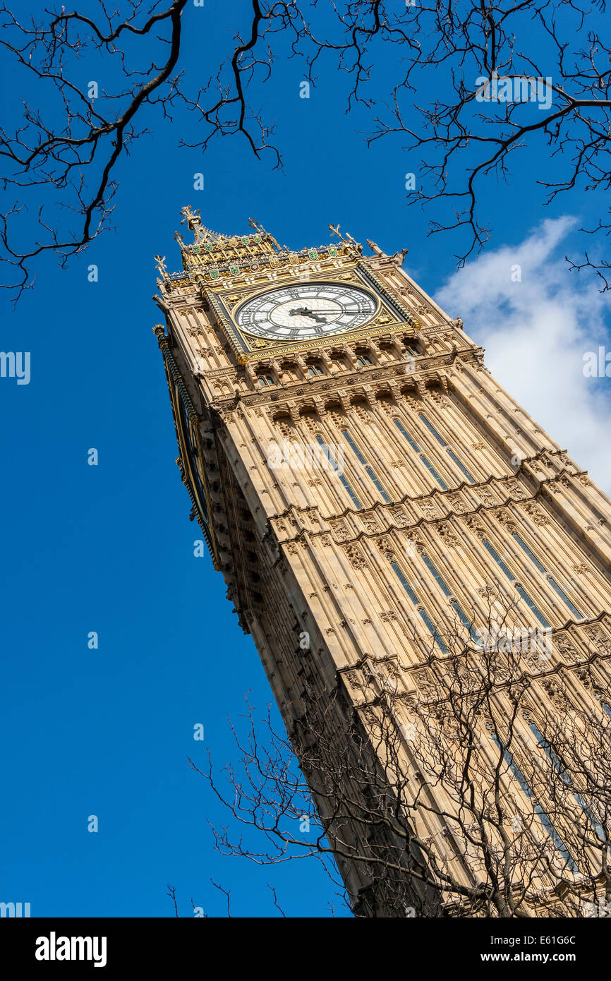 Elizabeth Tower housing clock commonly known as Big Ben at the Houses ...