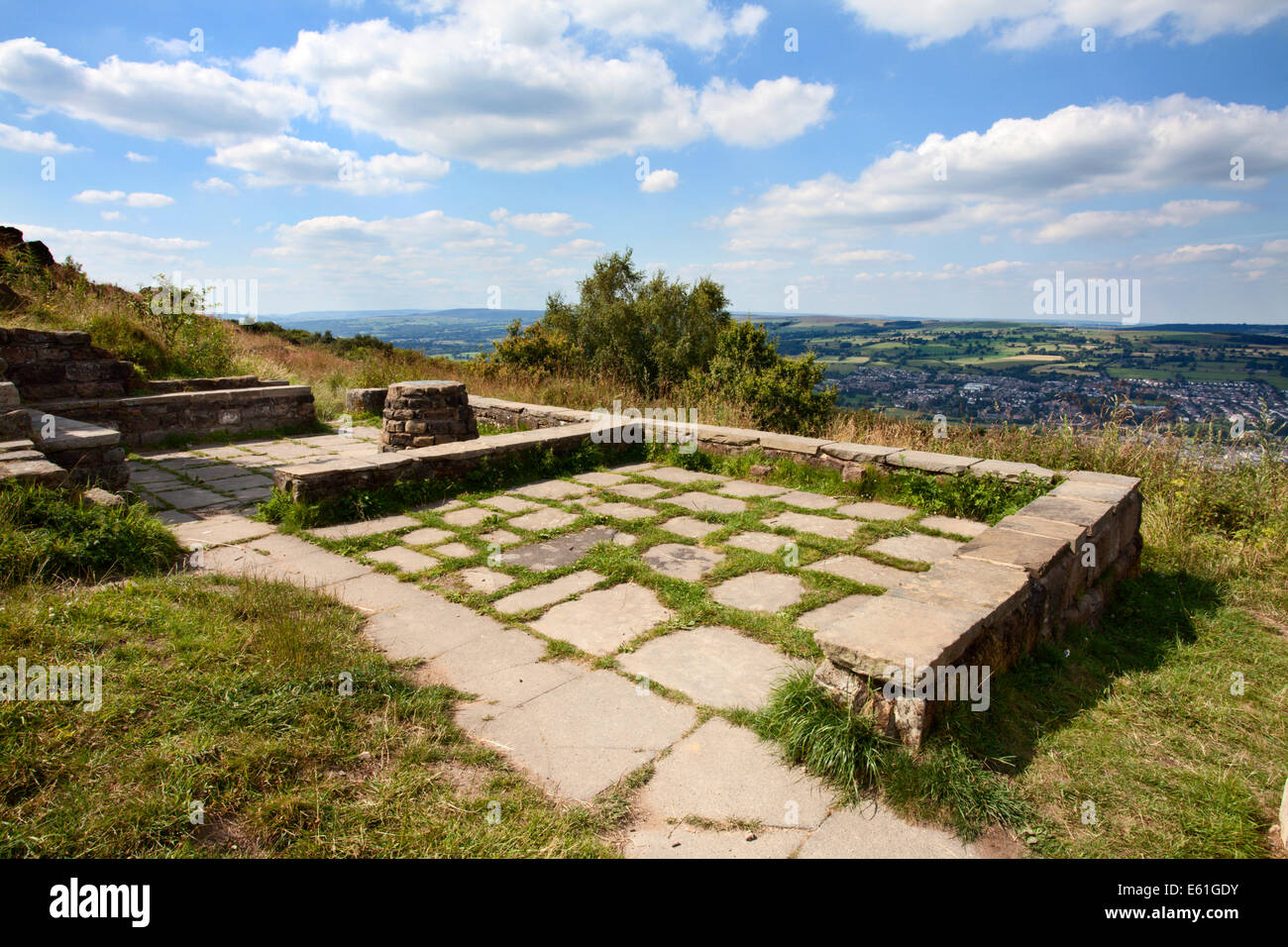 Jennys Cottage at The Chevin Overlooking Otley West Yorkshire England ...