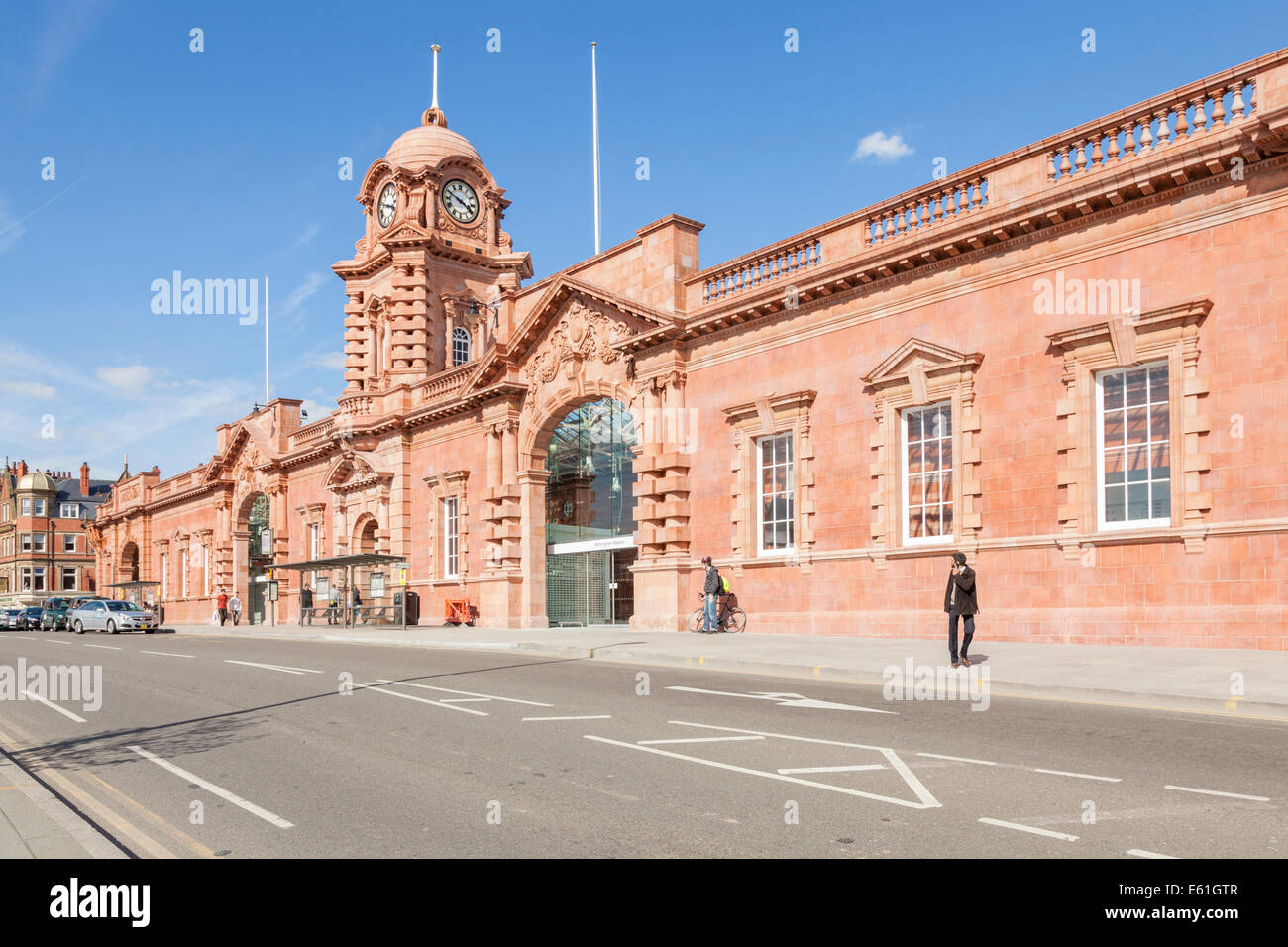 Exterior of Nottingham Train Station incorporating the changes made ...