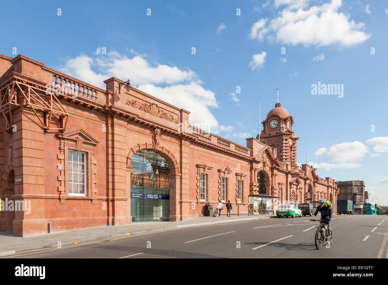Exterior of Nottingham Railway Station after the changes made during ...
