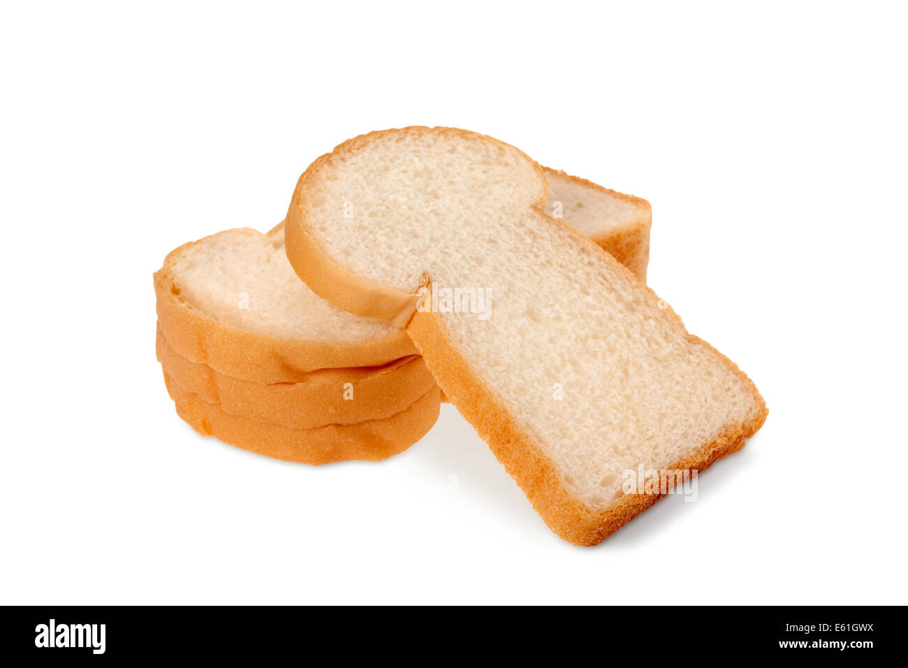 bread isolated on white background Stock Photo - Alamy