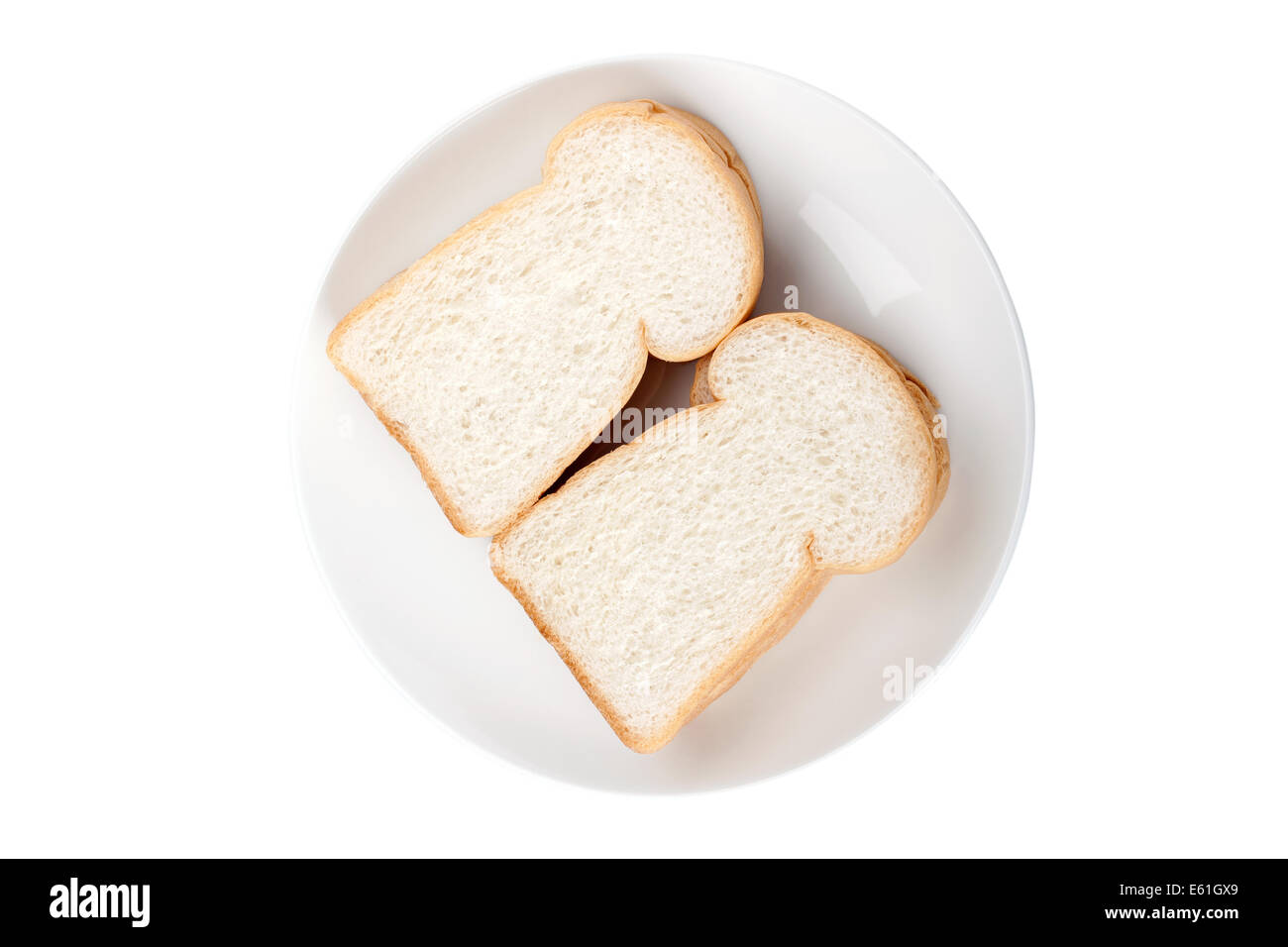 bread isolated on white background Stock Photo - Alamy