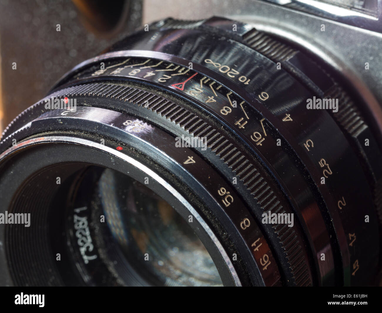 close up of a vintage camera lens Stock Photo - Alamy