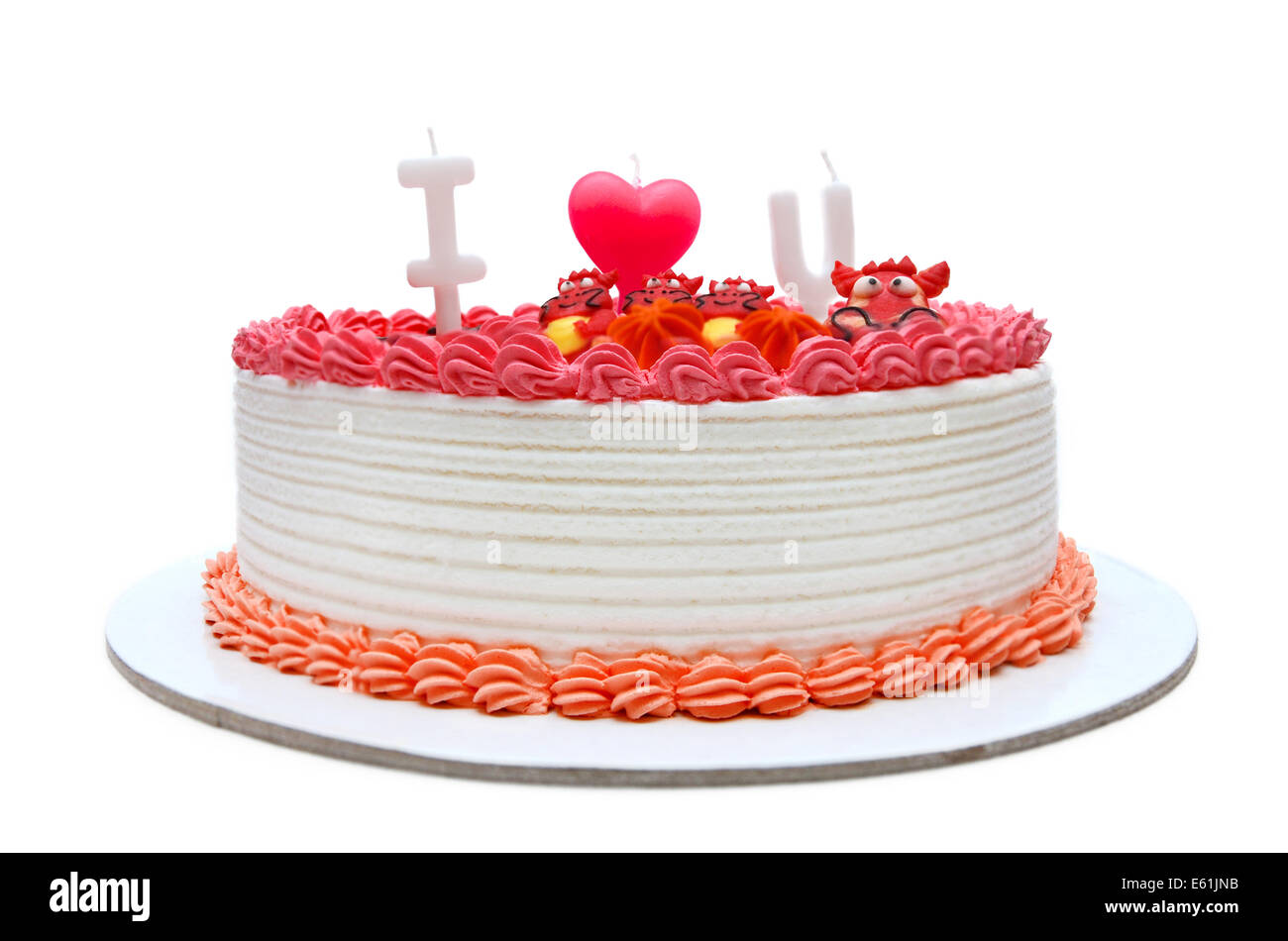 Background cake candle Cut Out Stock Images & Pictures - Alamy