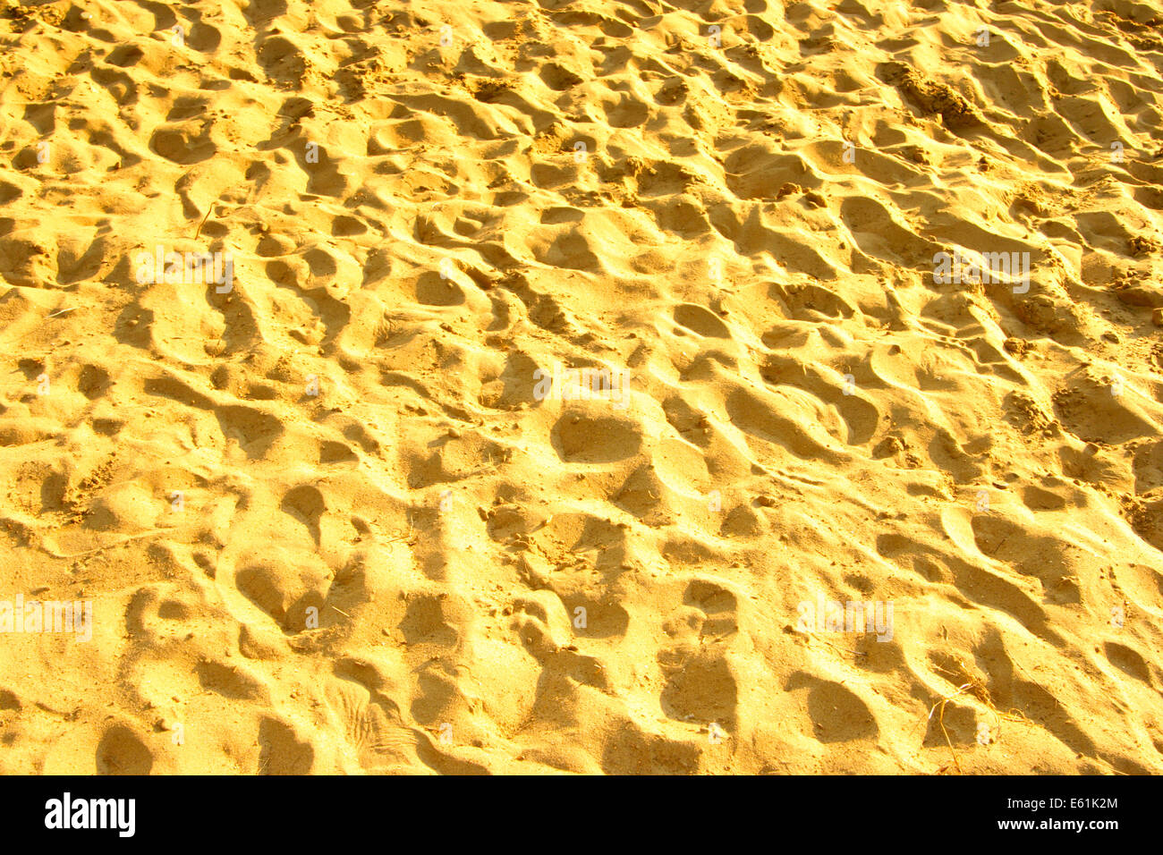 Lots of footprints on beach hi-res stock photography and images - Alamy