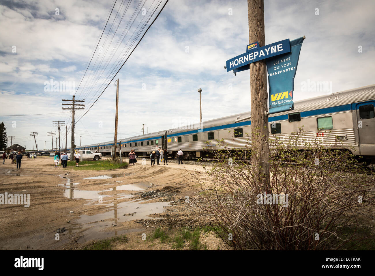 Via rail canadian train hi-res stock photography and images - Alamy