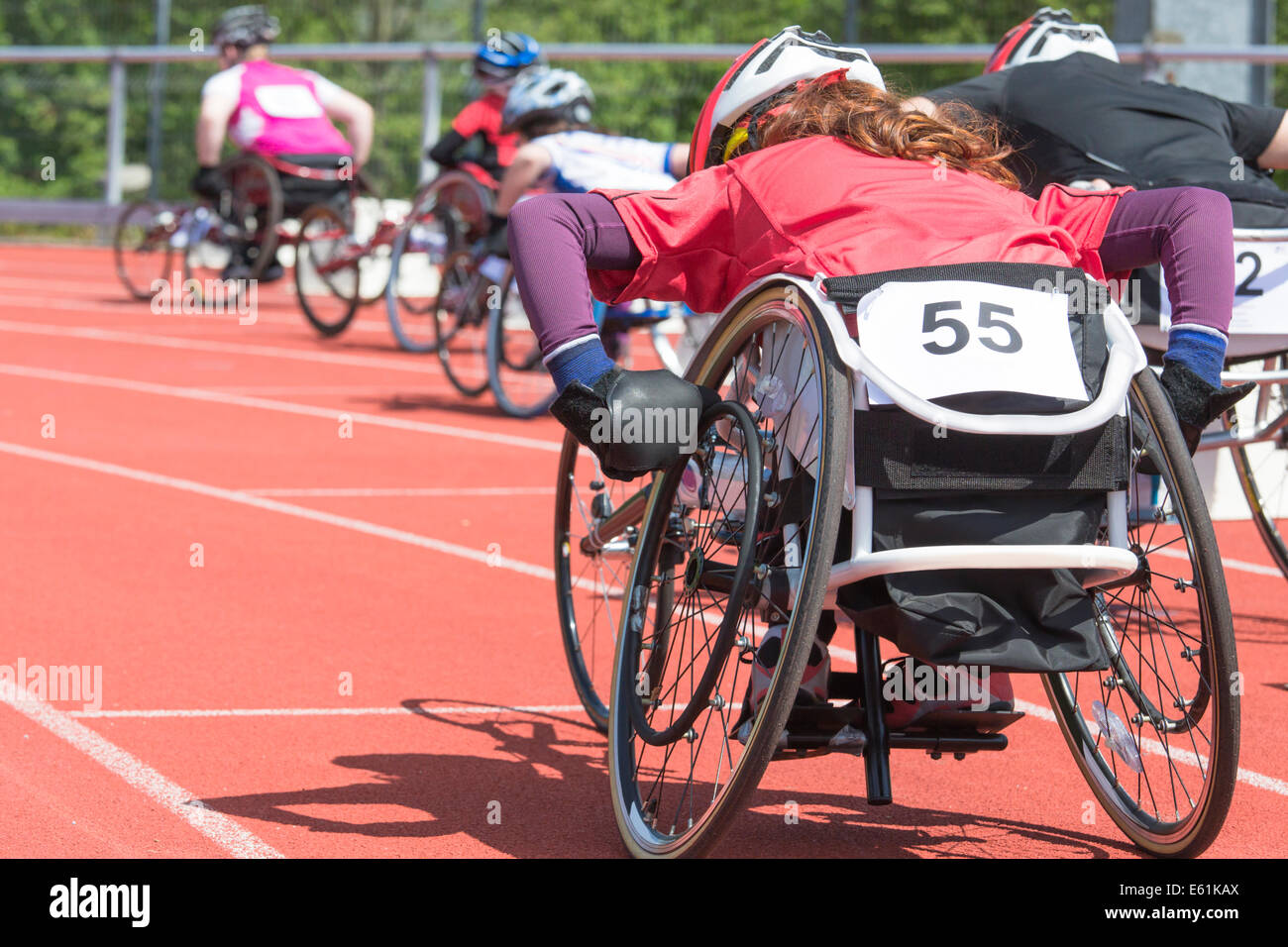 Wheelchair track and field hi-res stock photography and images - Alamy