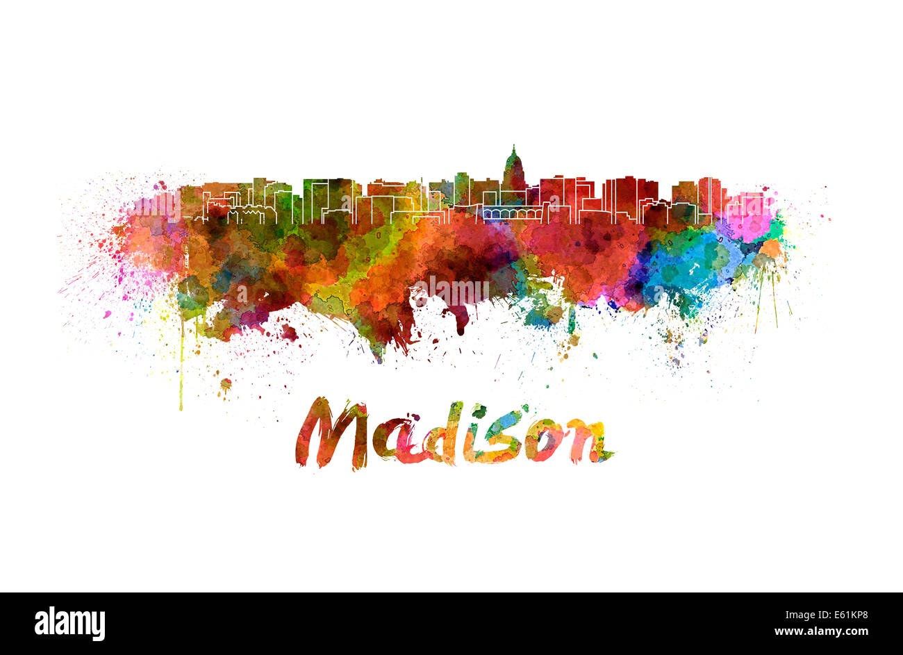 Madison illustration Cut Out Stock Images & Pictures - Alamy