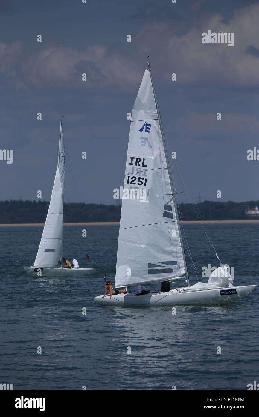 2014 Cowes Week Stock Photo - Alamy
