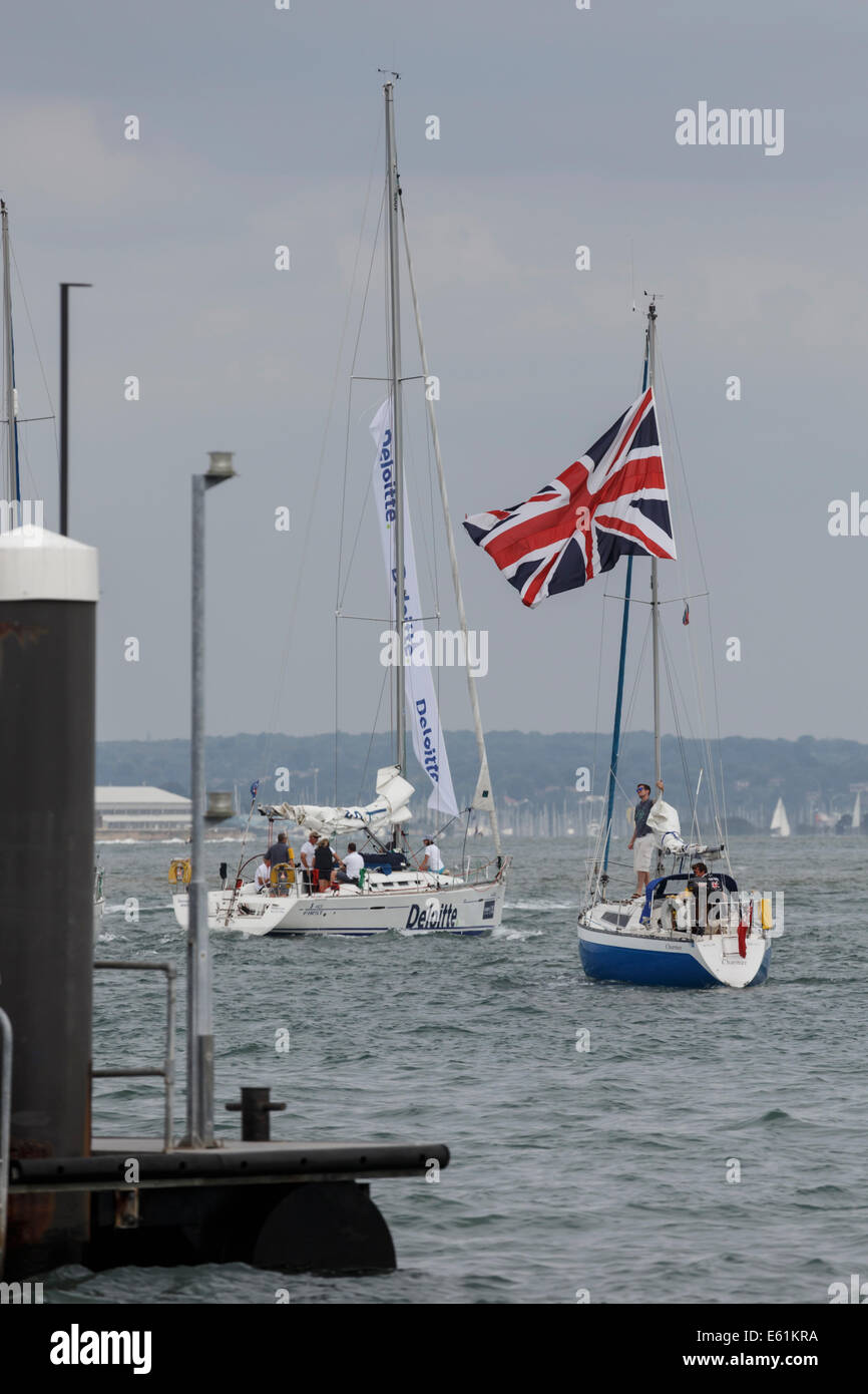 2014 Cowes Week Stock Photo - Alamy